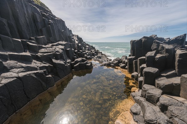 Water gathering between rocks - Photo12-imageBROKER-Moritz Wolf