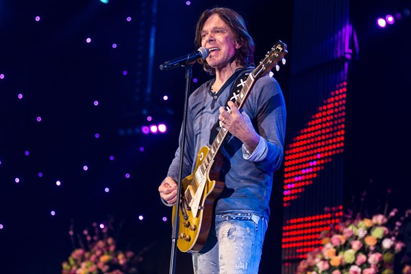 German pop singer Jurgen Drews live at the 16th Schlager Nacht in ...