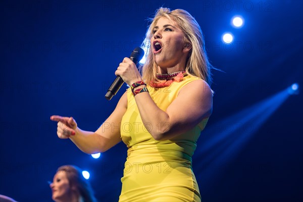 Swiss pop singer Beatrice Egli live at the Schlager Nacht in Lucerne ...