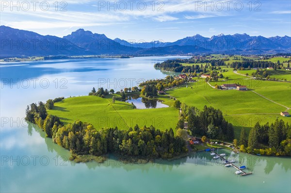 Lake Forggensee and Dietringer Toteisloch - Photo12-imageBROKER-Martin ...