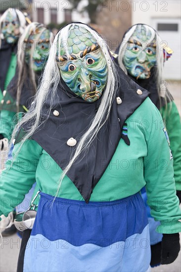 Portrait mask of Swabian-Alemannic carnival - Photo12-imageBROKER ...
