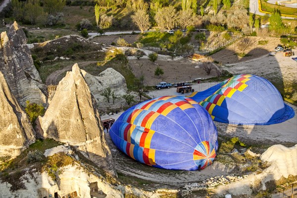 Balloon ride over fantastic tuff formations - Photo12-imageBROKER ...