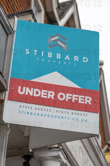 Stibbard property Under Offer estate agency sign - Photo12-imageBROKER ...
