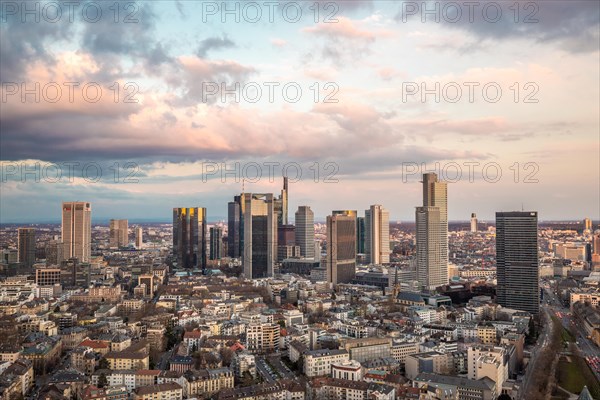 View from above of a city skyline during the day - Photo12-imageBROKER ...