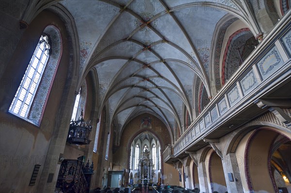 Cross vault with gallery and altar in the Dreifaltigkeitskirche ...