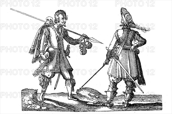 Soldiers from the time of 1630 - Photo12-imageBROKER-Sunny Celeste