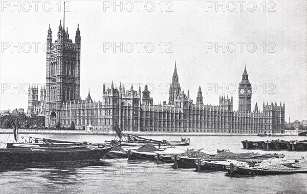 The Houses of Parliament in London - Photo12-imageBROKER-Sunny Celeste