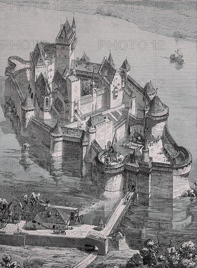Medieval ideal of a moated castle - Photo12-imageBROKER-Sunny Celeste