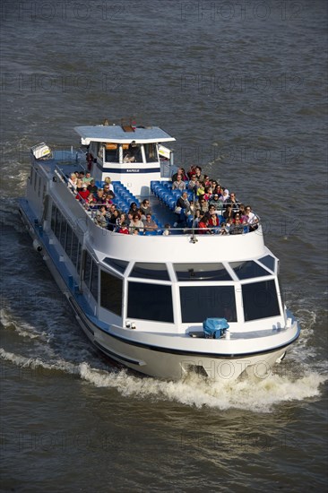 Tourist excursion boat on the city river - Photo12-imageBROKER-Bjorn ...