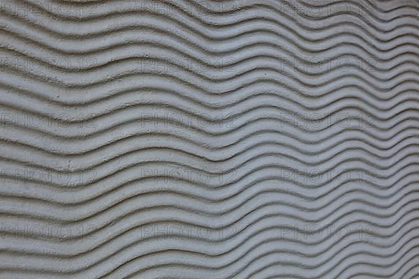 Wavy plaster structure on a building - Photo12-imageBROKER-Sunny Celeste