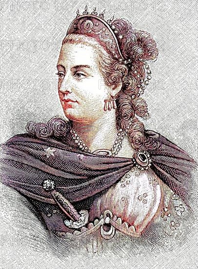Portrait of La Clairon, 25 January 1723 - Photo12-imageBROKER-Sunny Celeste