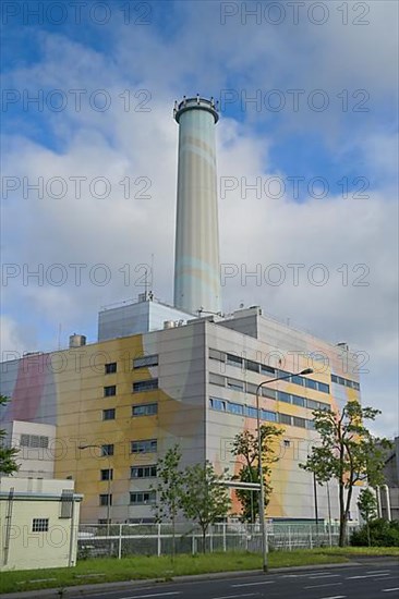 Mainova Niederrad combined heat and power plant, Frankfurt am Main ...