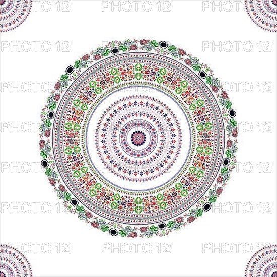 Hungarian decorative seamless pattern design - Photo12-imageBROKER ...