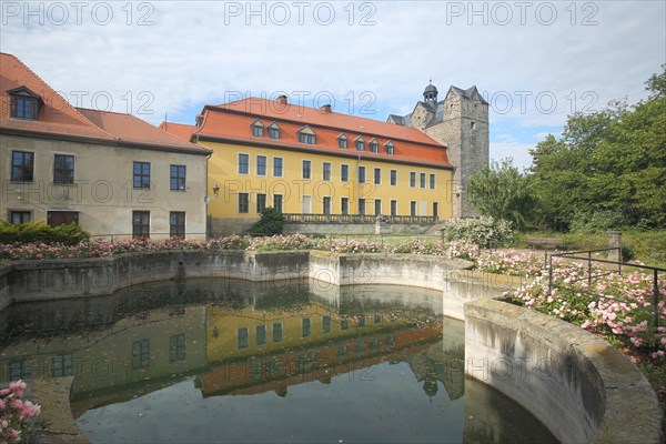 Castle park with pond at the castle - Photo12-imageBROKER-Gerald Abele