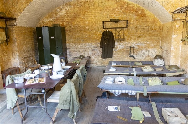 Recreation of 1940s World War Two barrack room - Photo12-imageBROKER ...