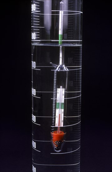 Hydrometer Measuring Density of Solution - Photo12-imageBROKER-Phil ...