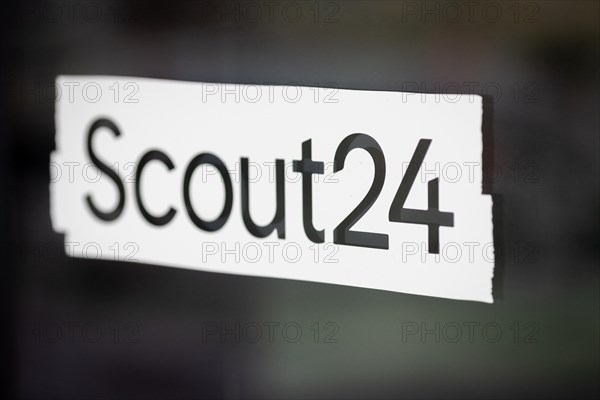 A logo of the Scout24 company is located at a branch office in Berlin ...