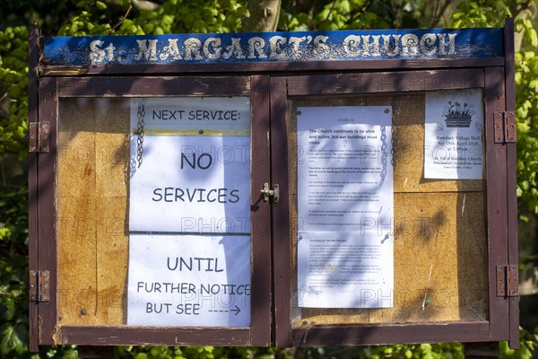 No Services church closed until further notice signs due to Coronavirus ...