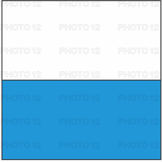 Drapeau du canton de Lucerne - Photo12