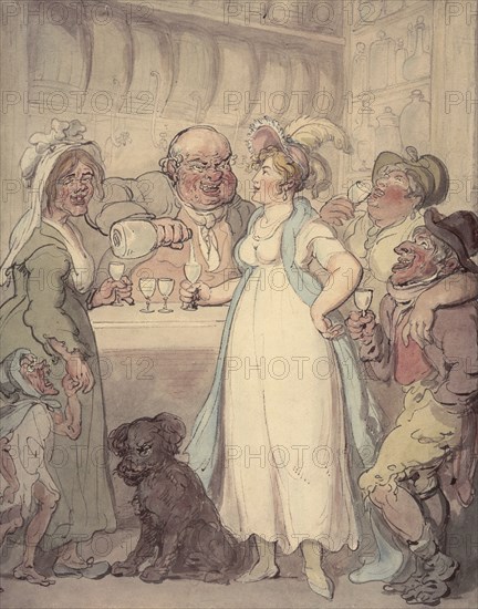 A Young Attractive Woman Is Introduced To The Pleasures Of Gin